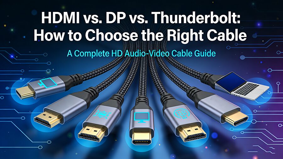 HDMI vs. DP vs. Thunderbolt: How to Choose the Right Cable - Foyun Cables