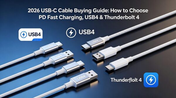 USB-C Cable: PD, USB4 & Thunderbolt 4 Compared - Foyun Cables